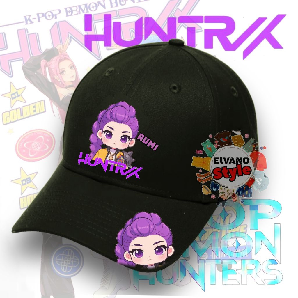 KPop Demon Hunters Rumi Character Girls Baseball Cap | Shopee Malaysia
