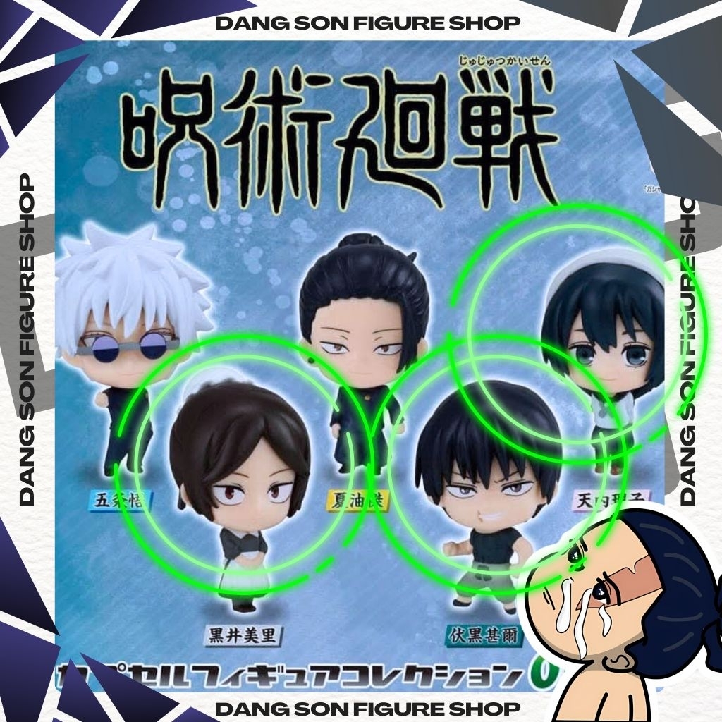 Set Gachapon Jujutsu Kaisen Hidden Inventory Toji Fushiguro Riko Amanai ...