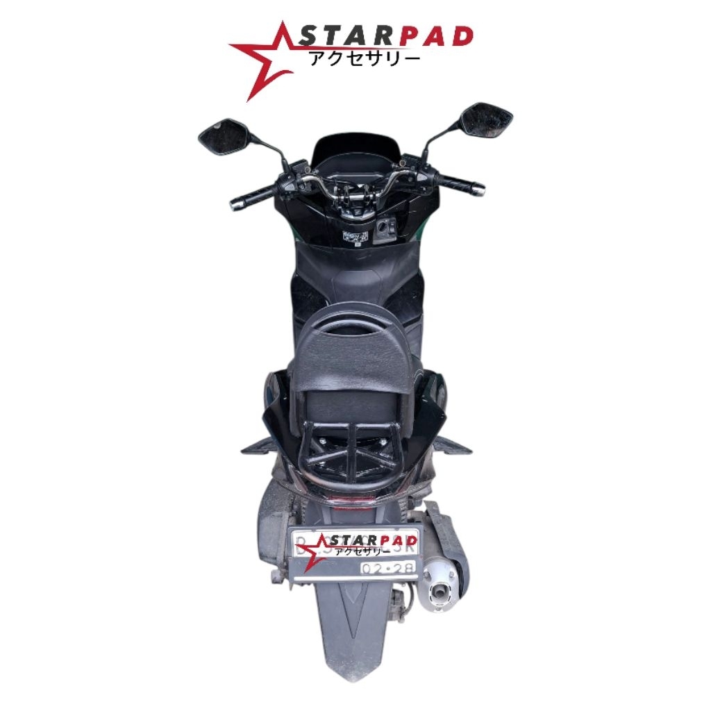 PCX 160 PCX 150 PCX Motorcycle Backrest Full Black | Shopee Malaysia