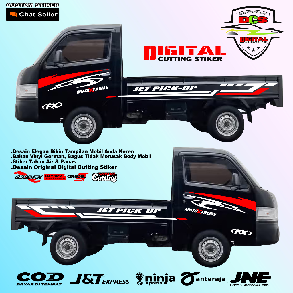 New pickup car sticker carry suzuki new carry pick up car sticker ...