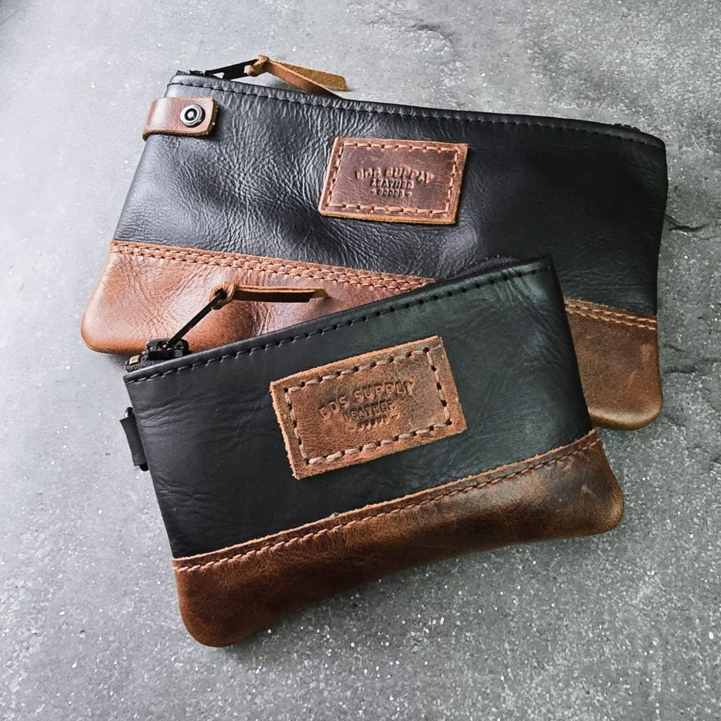 BDS Vulcan, two tone, minimalist leather pouch | Shopee Malaysia
