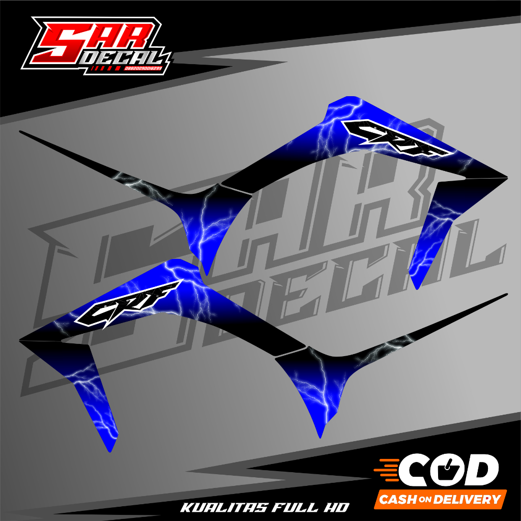 HONDA CRF 150 L LES STICKER STRIPING - SUREX STRIPING - HONDA SUPERMOTO ...