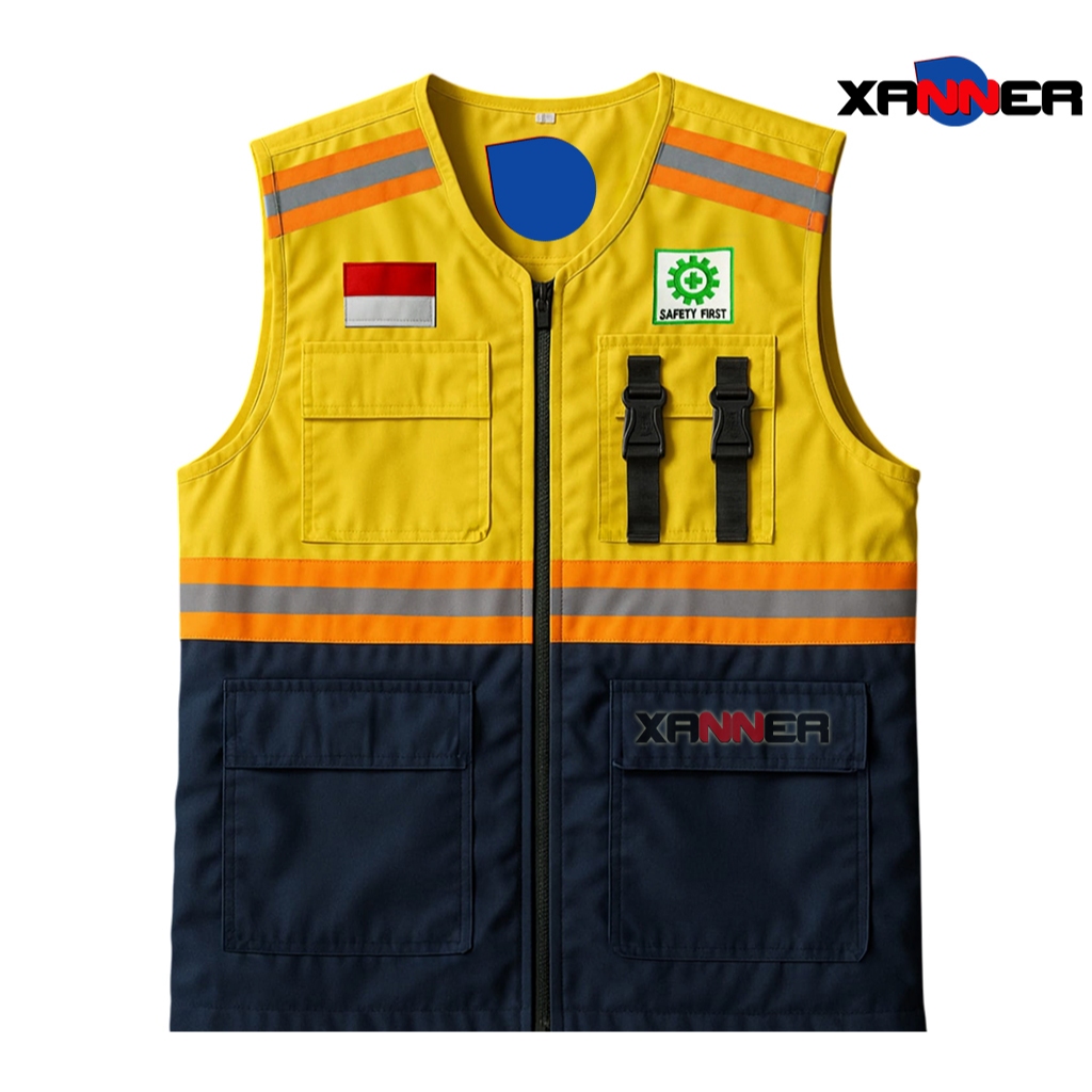 Safety Vest - Safety Vest 2 Color Combinations - Field Vest - Work Vest ...