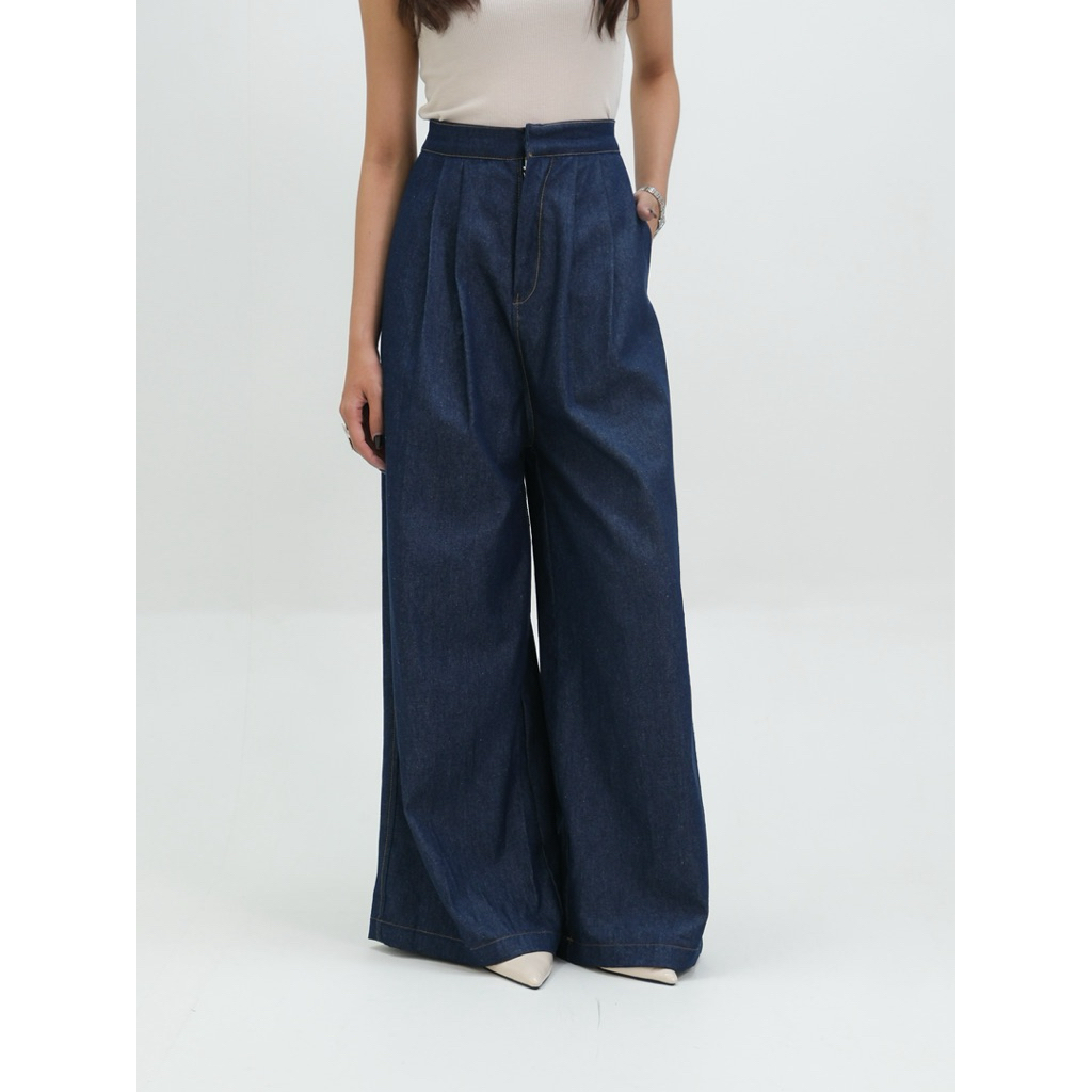 PUFF IT UP - Highwaisted Denim Cullotes Denim Pants Denim Culottes ...