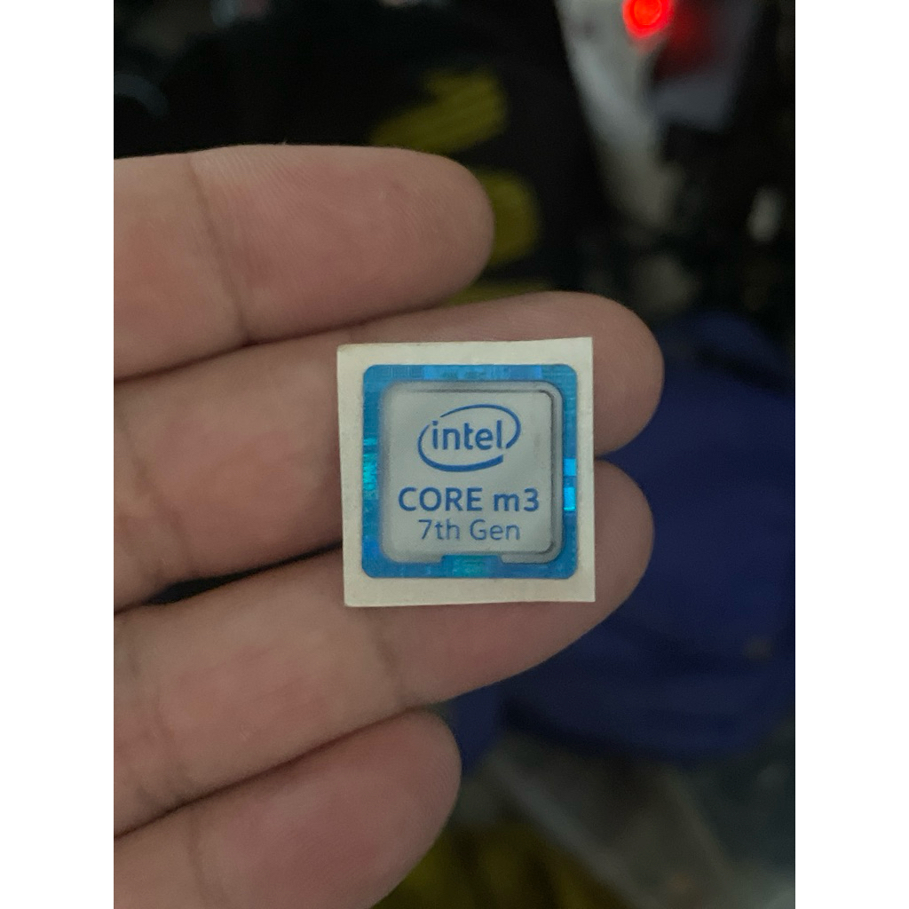 Original intel Core M3 gen7 sticker | Shopee Malaysia