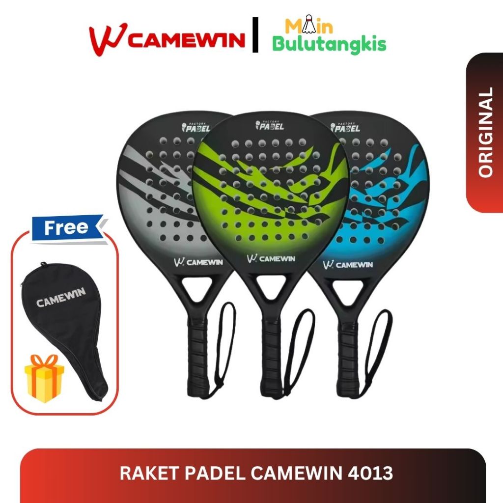 Original CAMEWIN 4013 Carbon Padel Racket | Shopee Malaysia