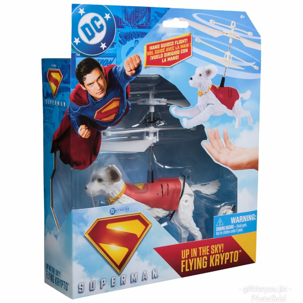DC Comics Superman Up in The Sky Flying Krypto RC Remote Control Toys ...