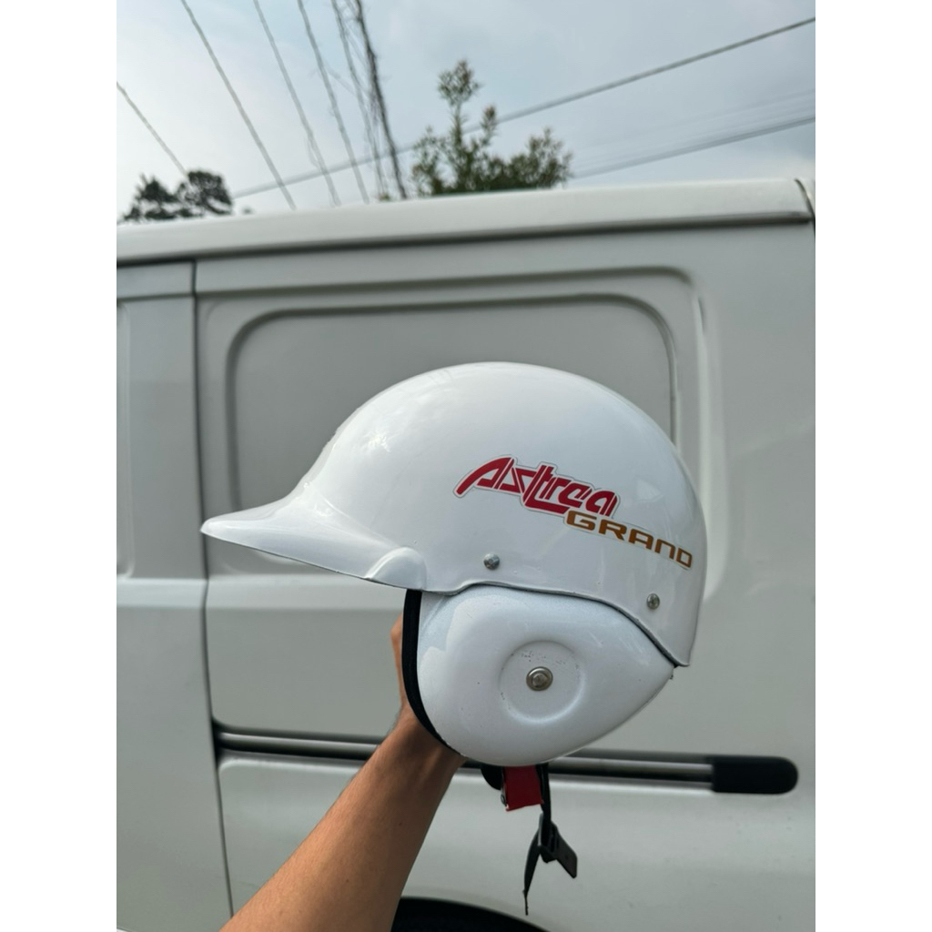 Honda Astrea Classic Chip Helmet Free Glasses | Shopee Malaysia