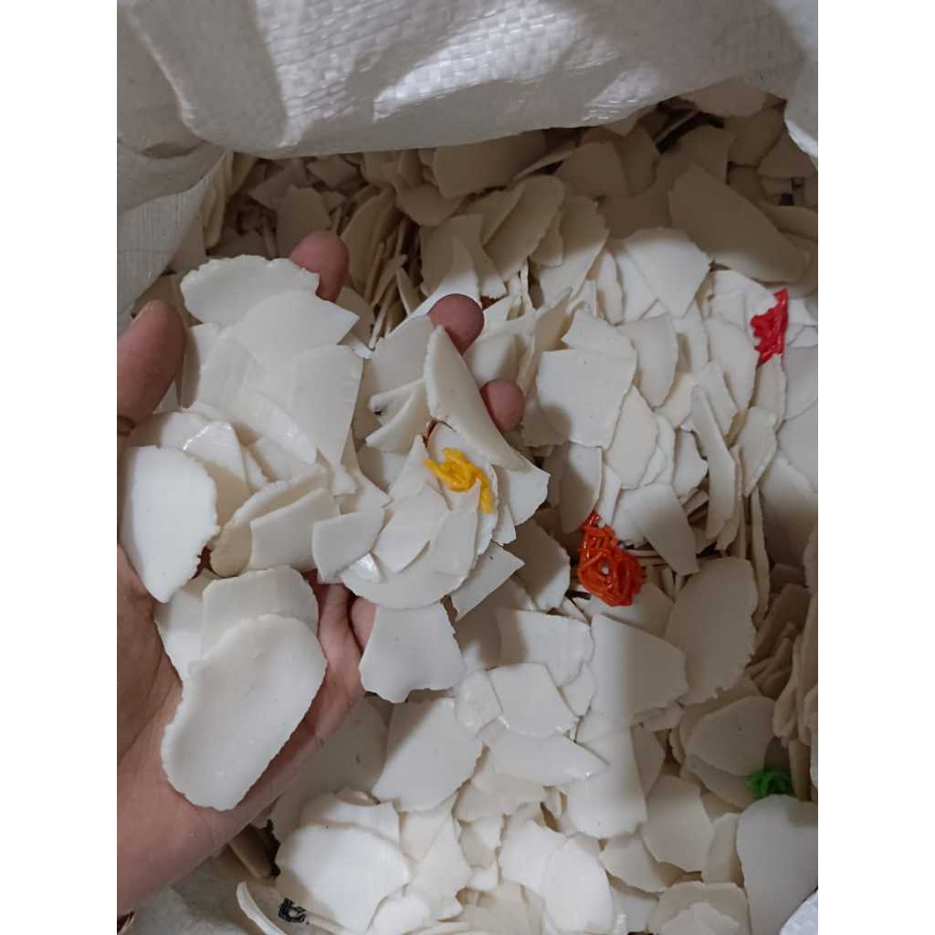 MERAH RED WHITE FISH FLOWER CRACKERS PACKAGING 1 KG | Shopee Malaysia