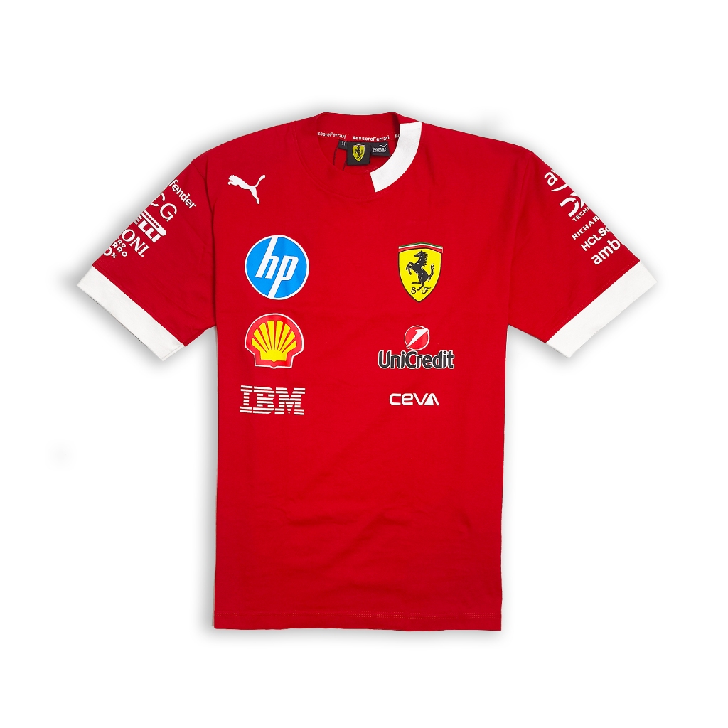 MERAH Scuderia Ferrari 2025 Drivers Oversized T-Shirt Red premium ...