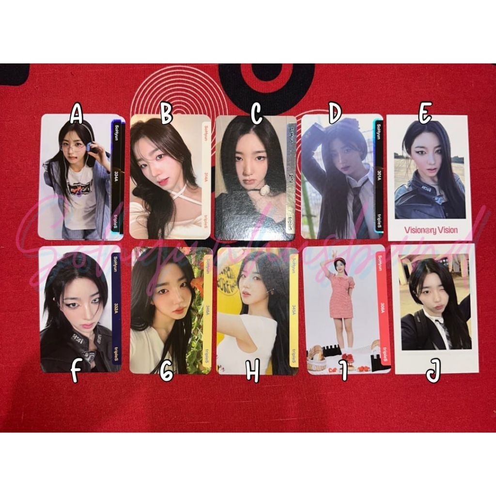 Official tripleS Sohyun S14 Scanned Objects / No QR | Shopee Malaysia