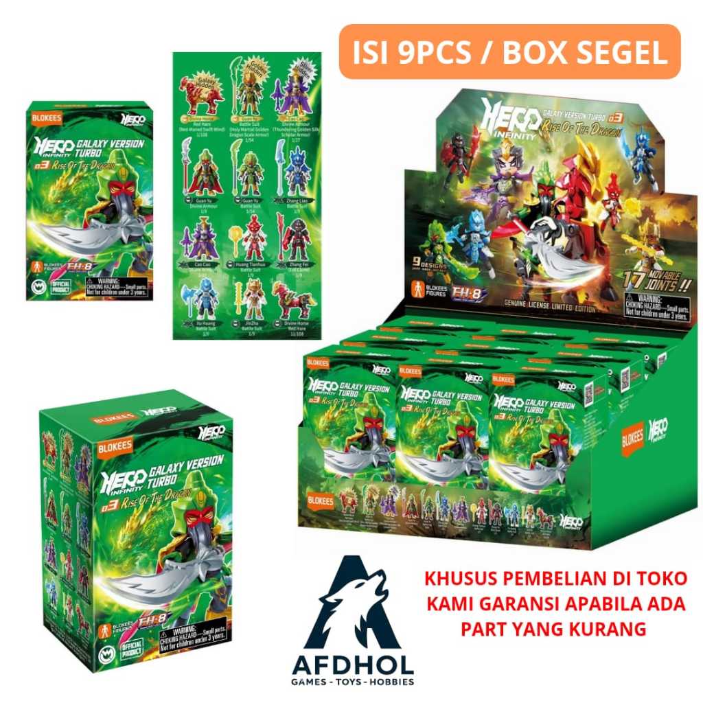 Blokees HERO SPIRE INFINITY 03 GALAXY VERSION 03 GVT03 THREE KINGDOM ...