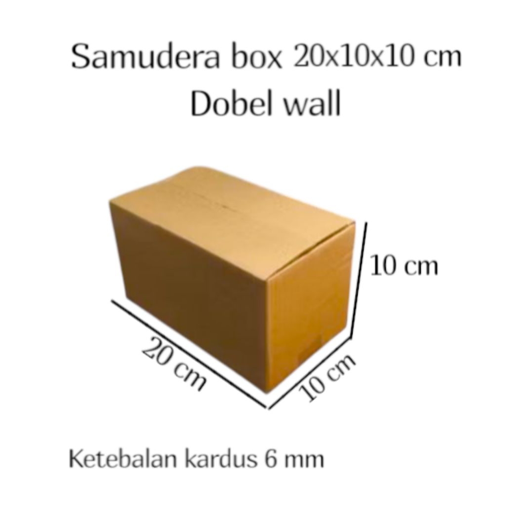 Uk cardboard box 20x10x10 cm (double wall) plain | Shopee Malaysia