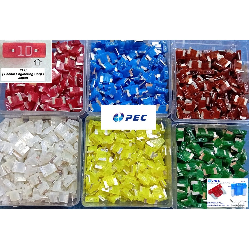 Original pec low profile micro MIX car fuse made in japan Original ...