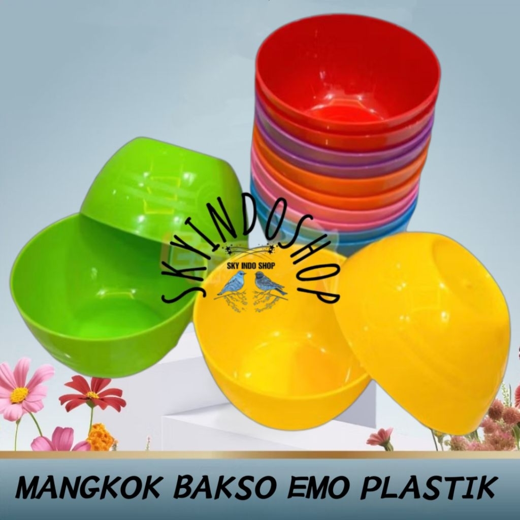 Emo Round Plastic Meatball Bowl (12 Pcs) | Shopee Malaysia