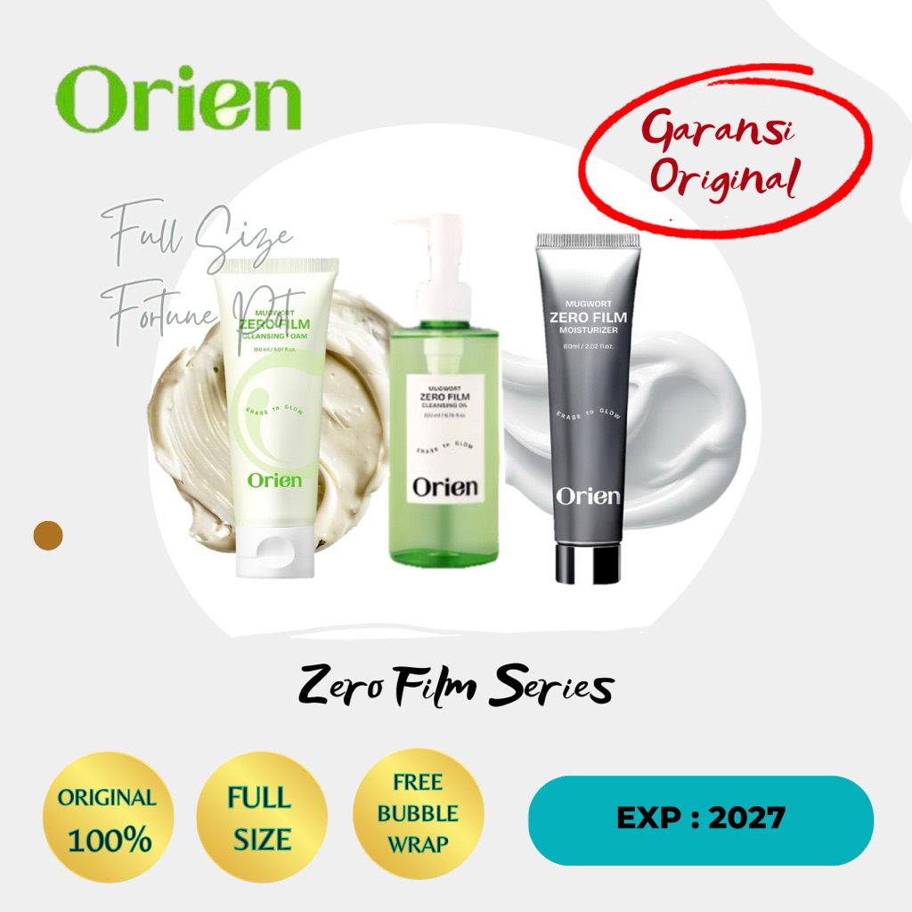 [READY] ORIEN Mugwort Zero Film MOISTURIZER 60ML ORIEN Mugwort Zero ...