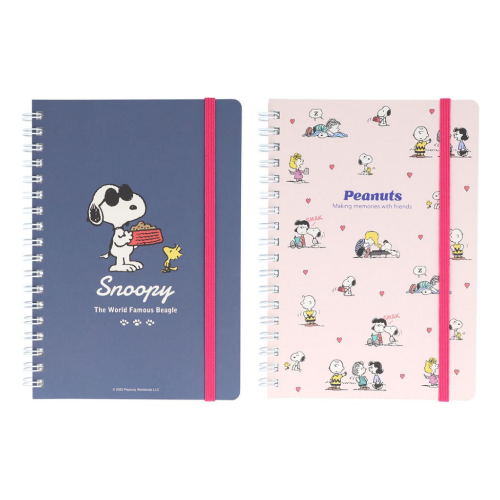 Notebook B6 Peanuts Snoopy Joe Cool and Friends 60 Sheets Ruled Notepad ...