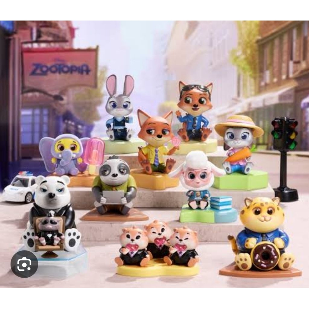 MINISO x Disney Zootopia Collection Sit Nicely Selected Box Figure ...