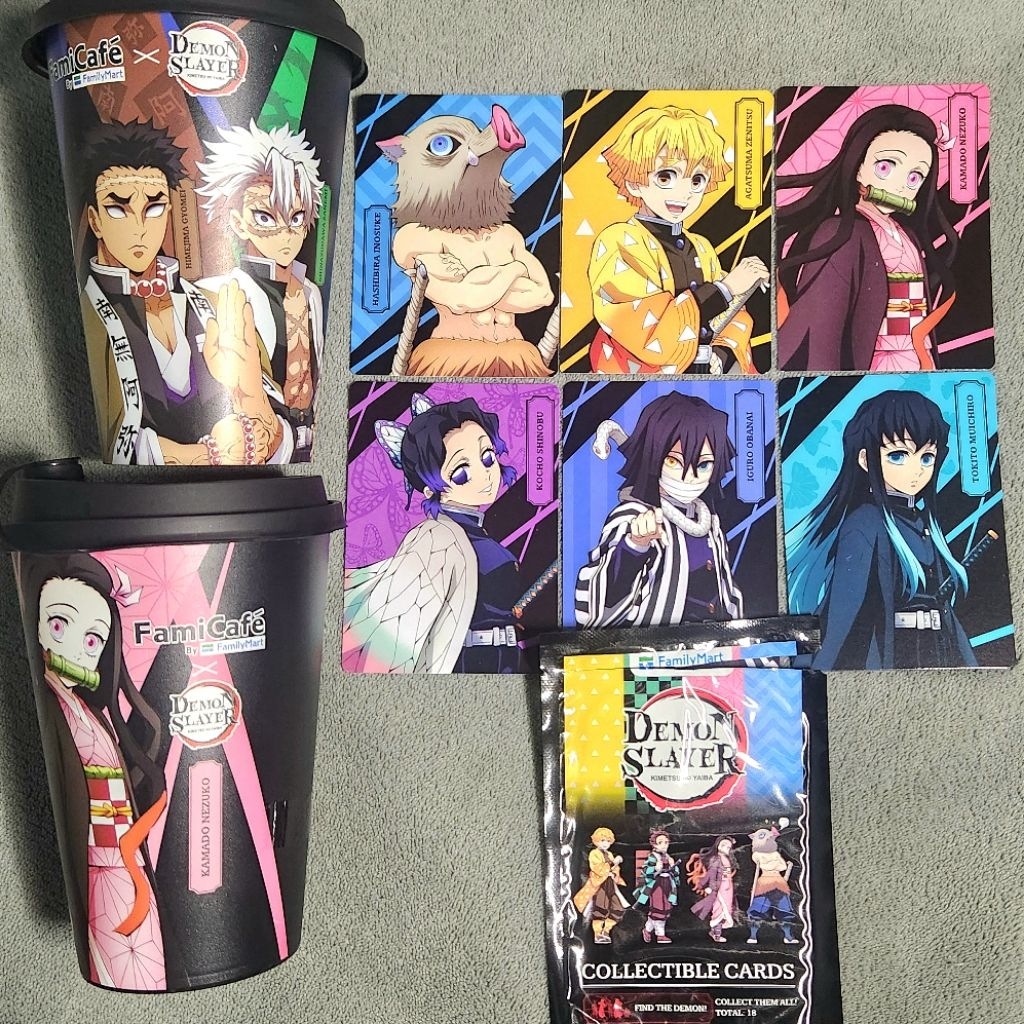 Demon Slayer Reusable Cup / Collectible Card [ PhotoCard ] - Official ...