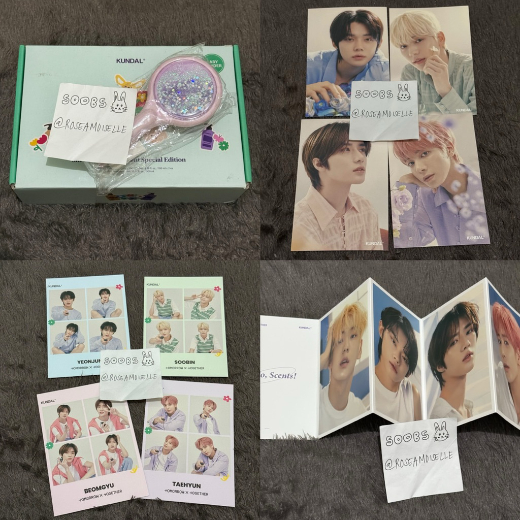 Txt kundal comb postcard 4cuts polaroid photocard - yeonjun soobin beomgyu taehyun hueningkai ...