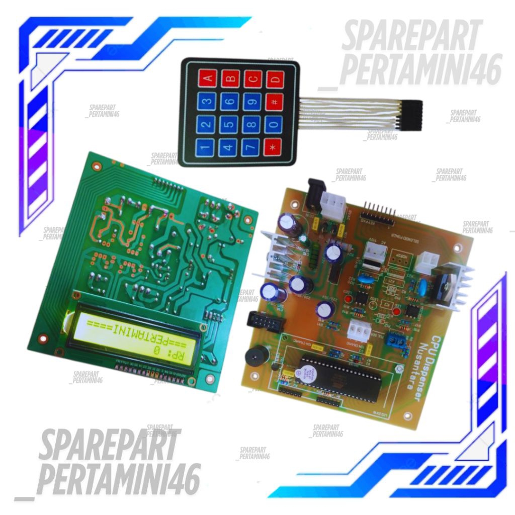 TOMBOL Cpu Ac Ic program 32A And Keypad Button Pom Mini Digital ...