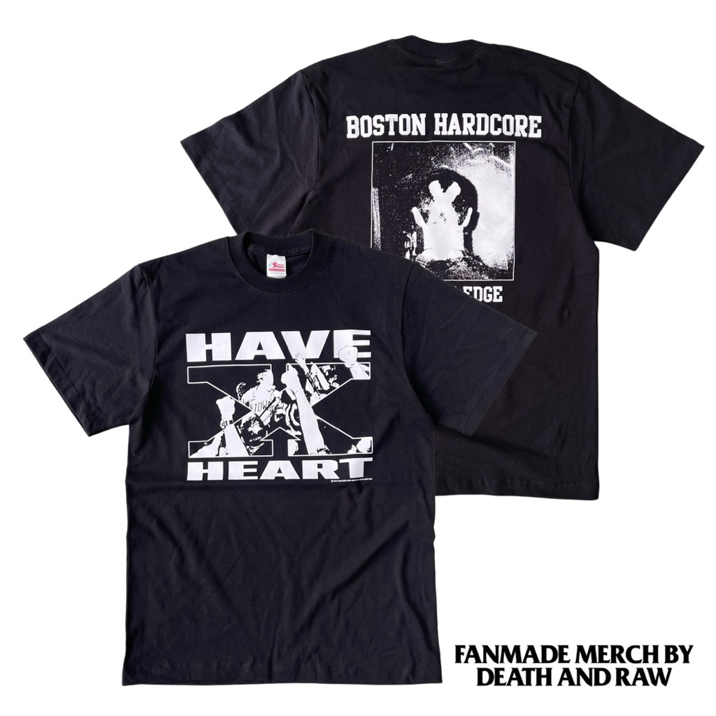 HAVE HEART band t-shirt - BOSTON HARDCORE BLACK TEE (FANMADE) | Shopee ...