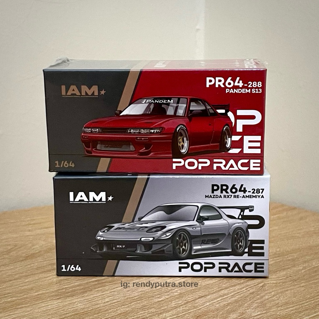 POP RACE Exclusive Event IAM 2025 Indonesia SET Mazda RX7 & Nissan ...