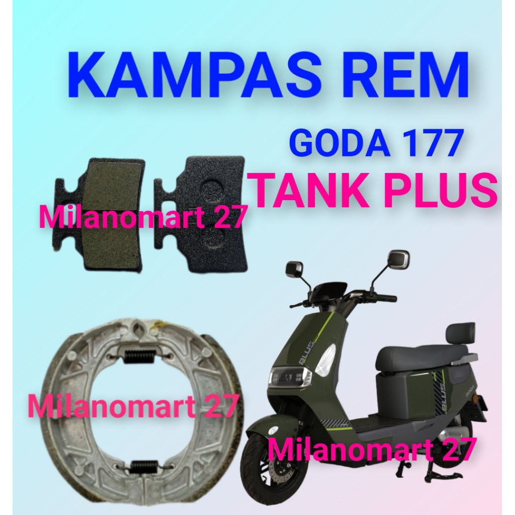 Goda tank 177 brake pads plus GODA 177 TANK PLUS electric bicycle brake ...