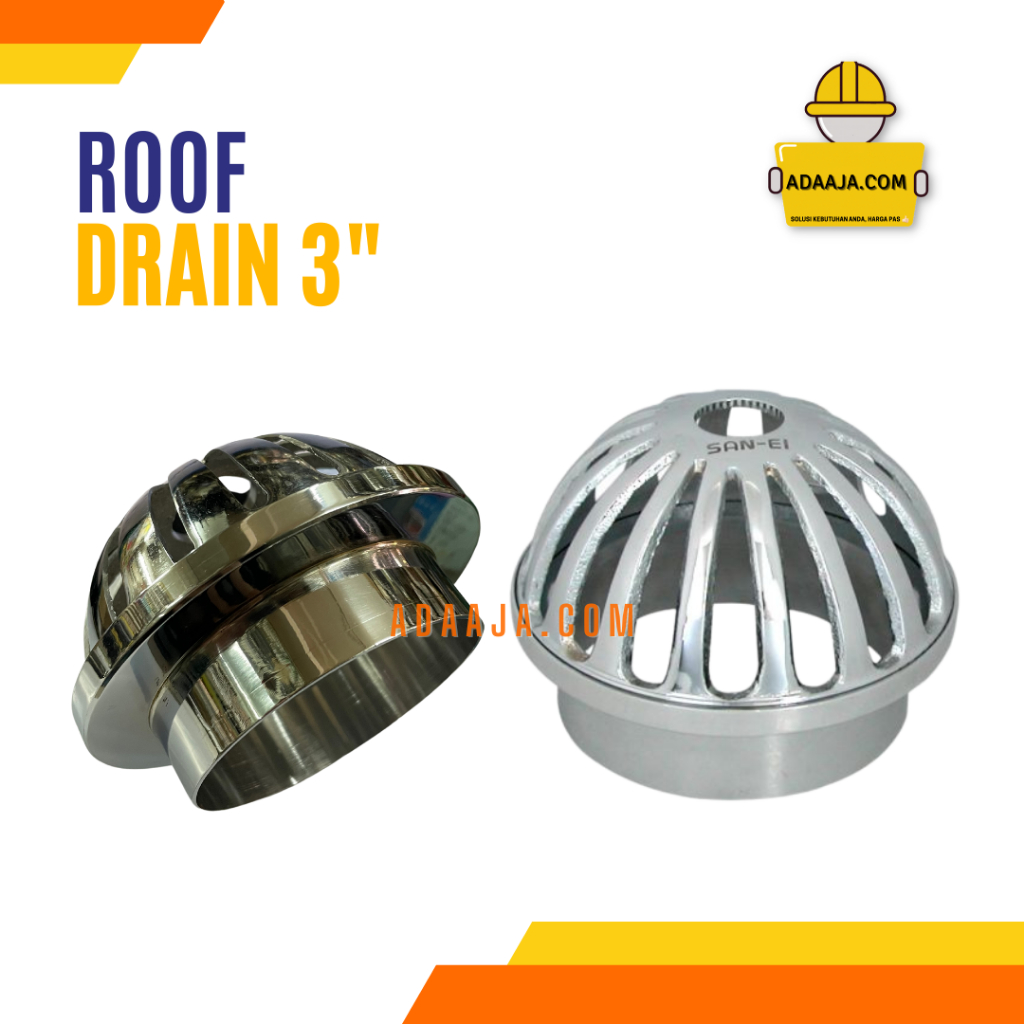 Brass Roof Drain Roof Gutter Filter 3" H01 - San Ei | Shopee Malaysia