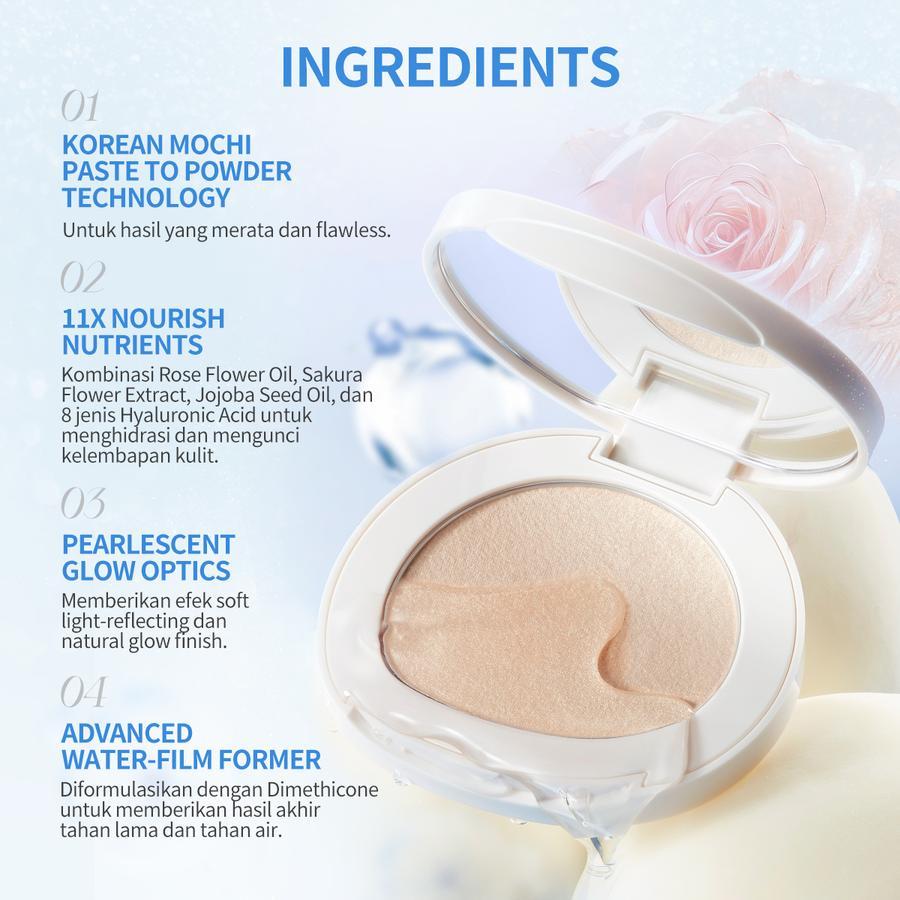BNB Barenbliss Moist Mochi Paste Powder Highlighter easy to carry ...