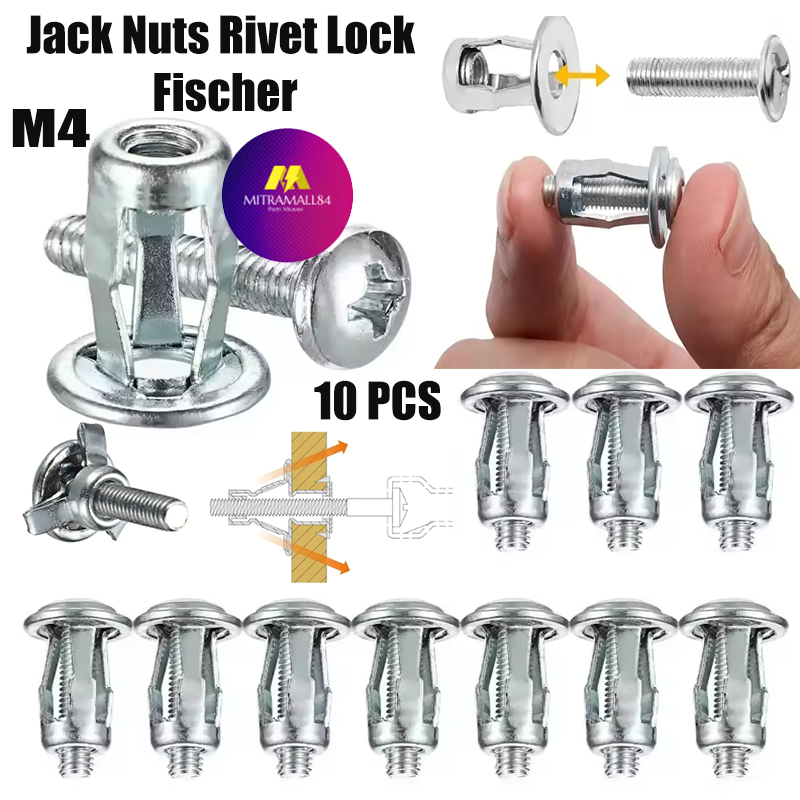 Screw Bolt Expansion Screw Petal Screw Jack Nuts Rivet Lock Fischer 10 ...