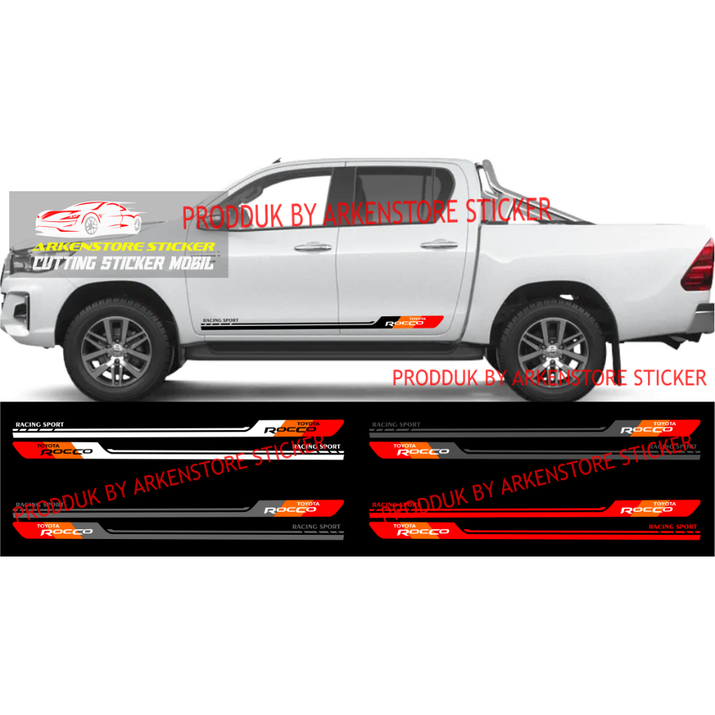 Toyota Rocco car stickers cutting Rocco car stickers, the latest ...