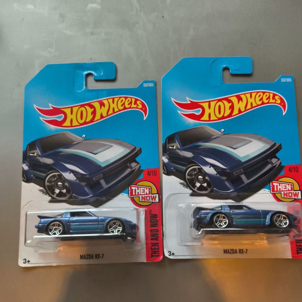 Hot Wheels Mazda RX7 Blue RX 7 HW Then And Now 2016 FC | Shopee Malaysia