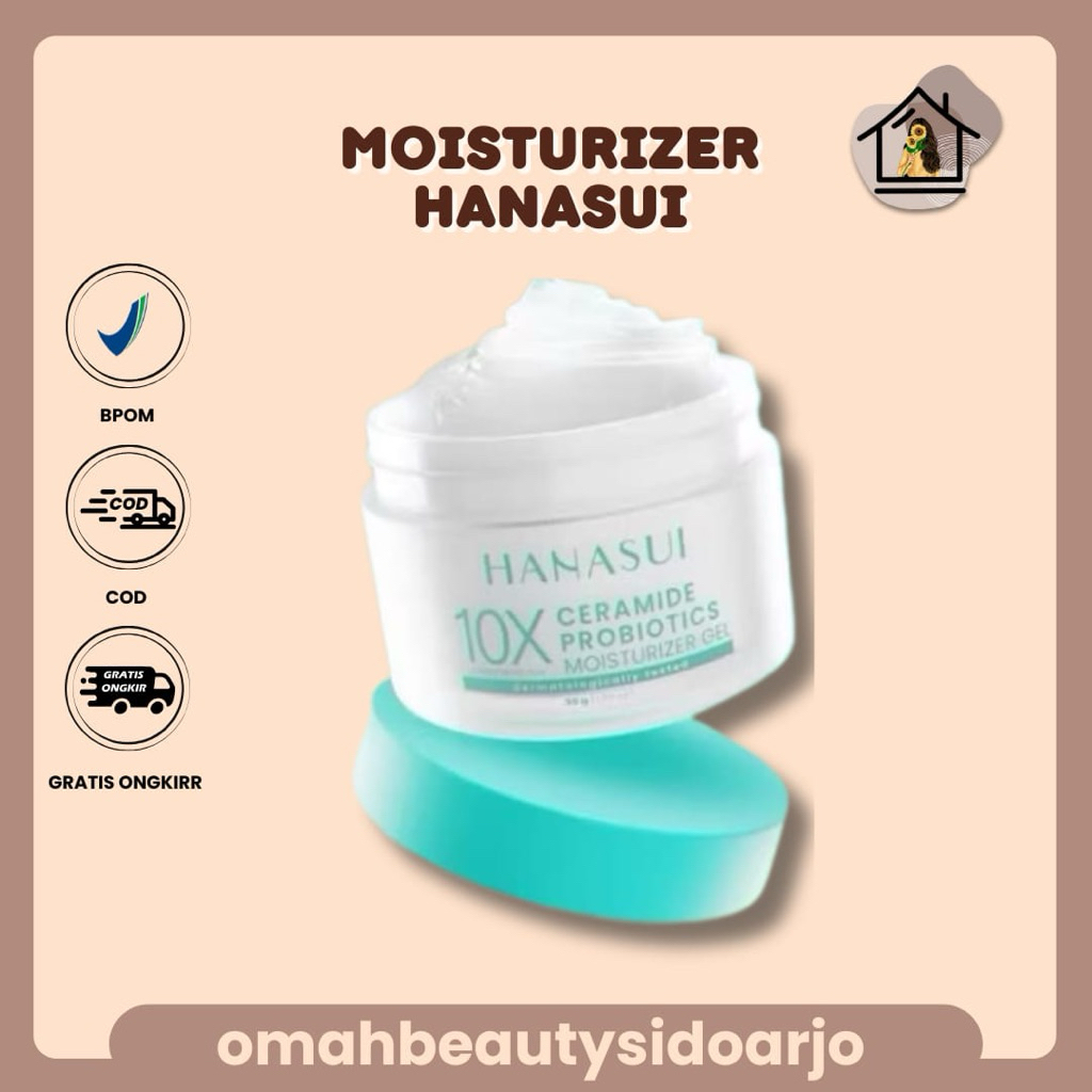 Hanasui Ceramide Probiotics Moisturizer Gel - Lightweight, Moist ...