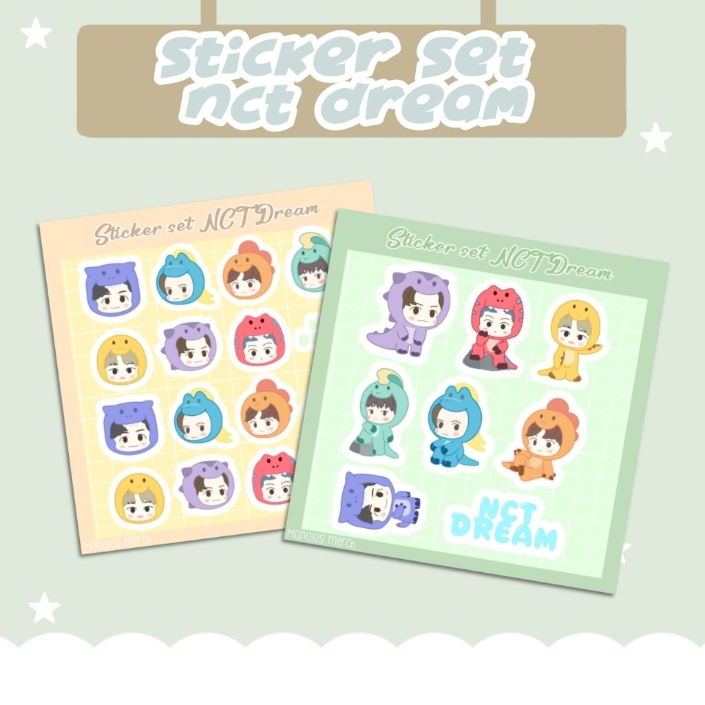 NCT Dream Sticker Set (uncutting) | Shopee Malaysia