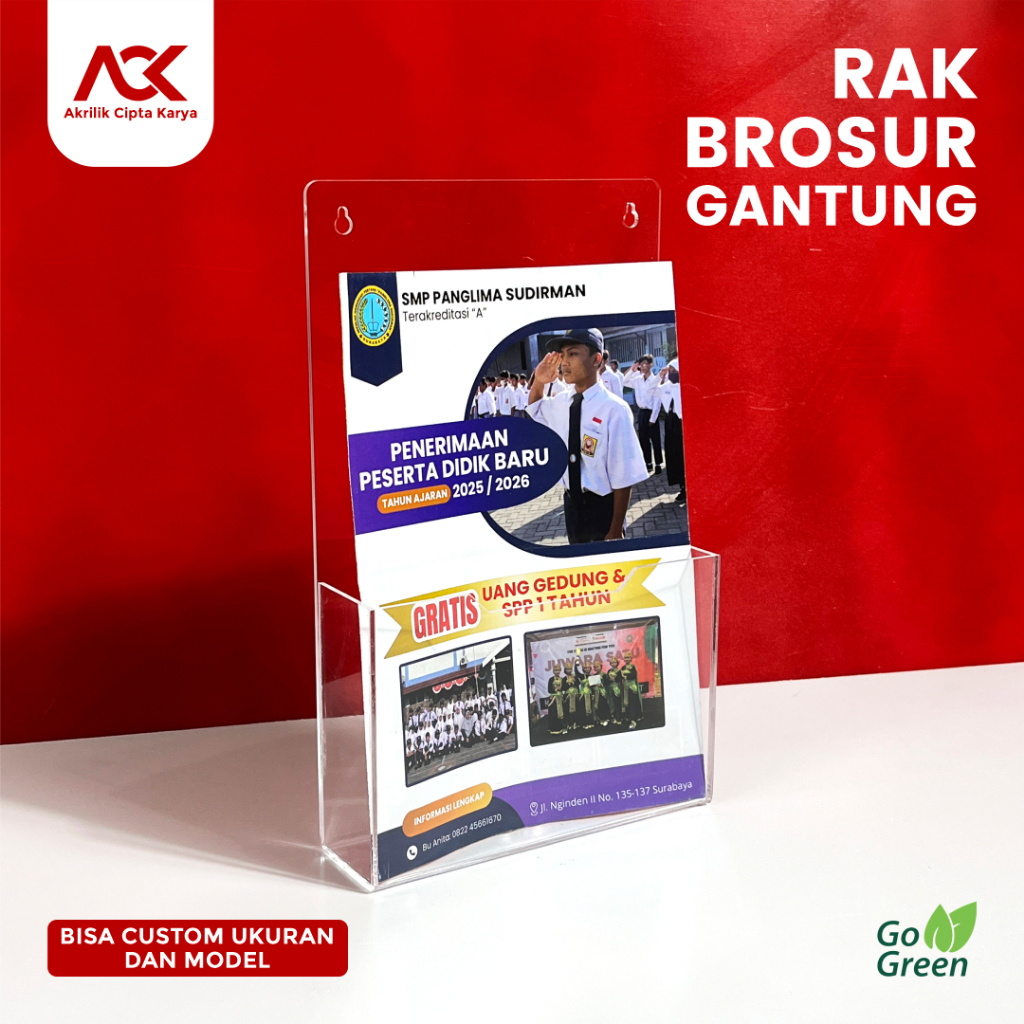 WALL BROSUR RACK - Wall Hanging Brochure Rack - Brochure Paper Storage ...