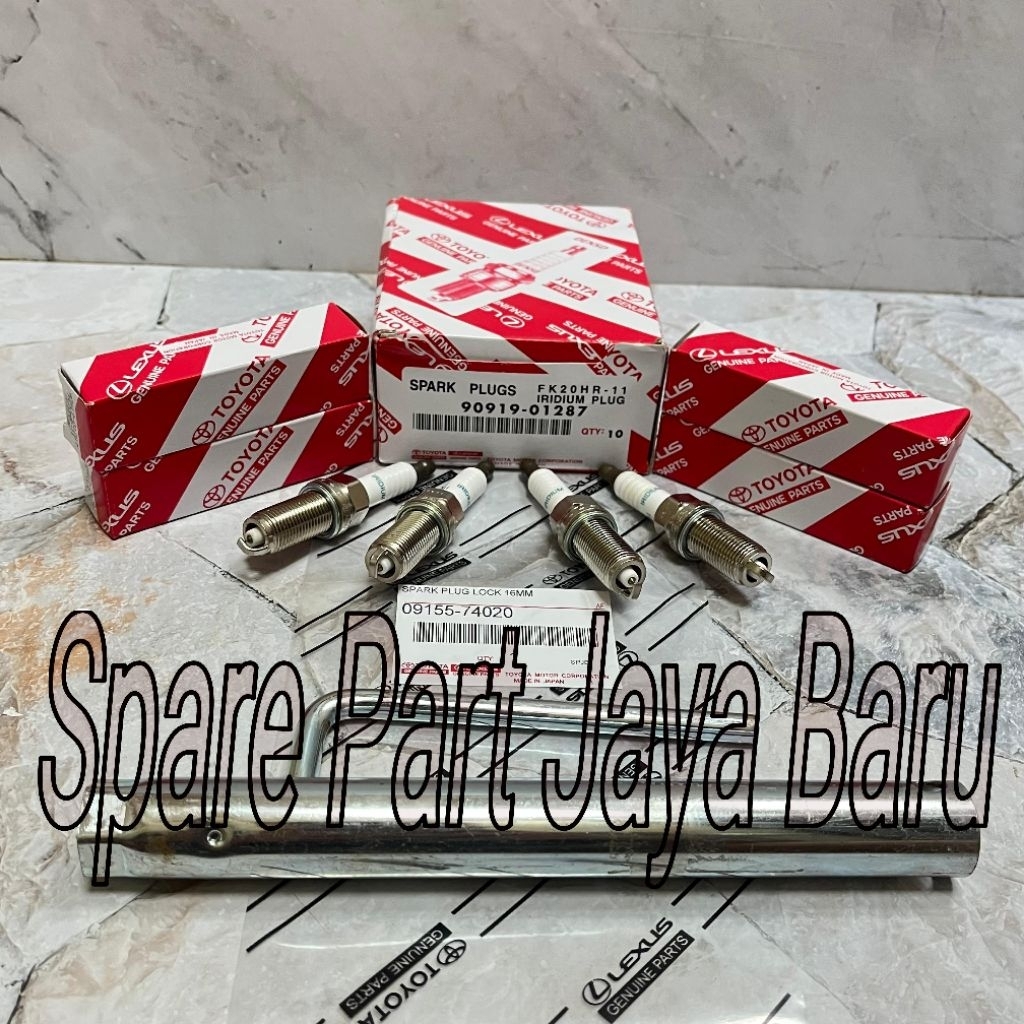 01287 Toyota Iridium Spark Plug 4pc and 16mm Spark Plug Key Toyota ...