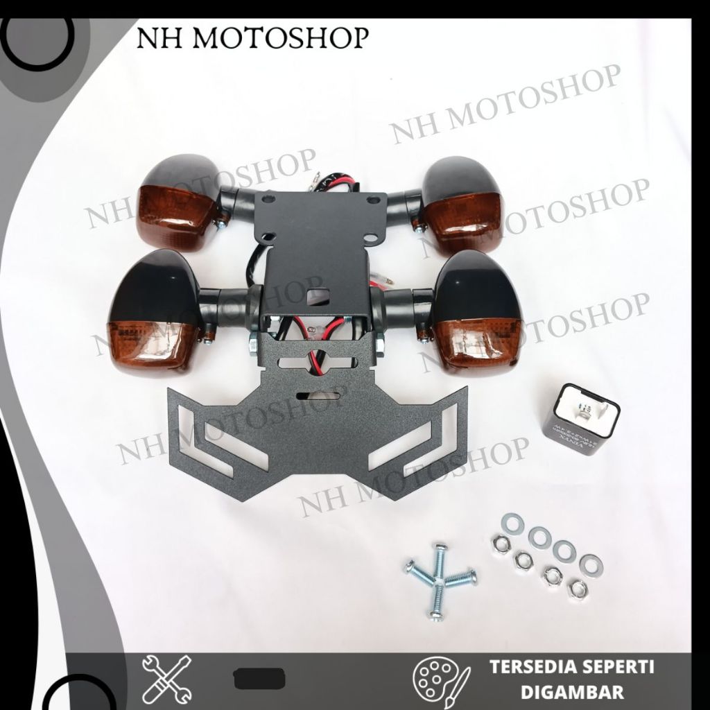 TAIL TIDY XSR 155 REAR SPAKBOR NINJA SEN LIGHT XSR155 NUMBER PLATE ...