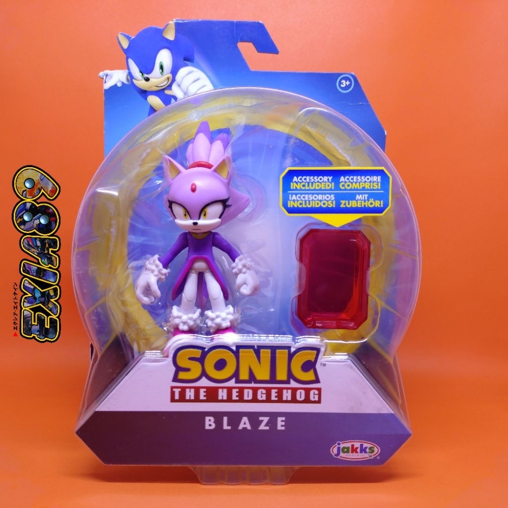 Sonic The Hedgehog 4-Inch Action Figure - Blaze With Emerald Sole ...