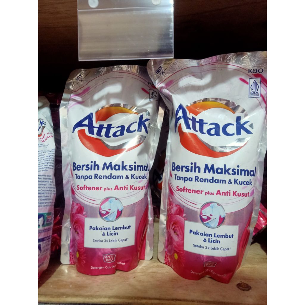 MESIN Attack Liquid Softener Washing Machine Powder Detergent 750ml ...