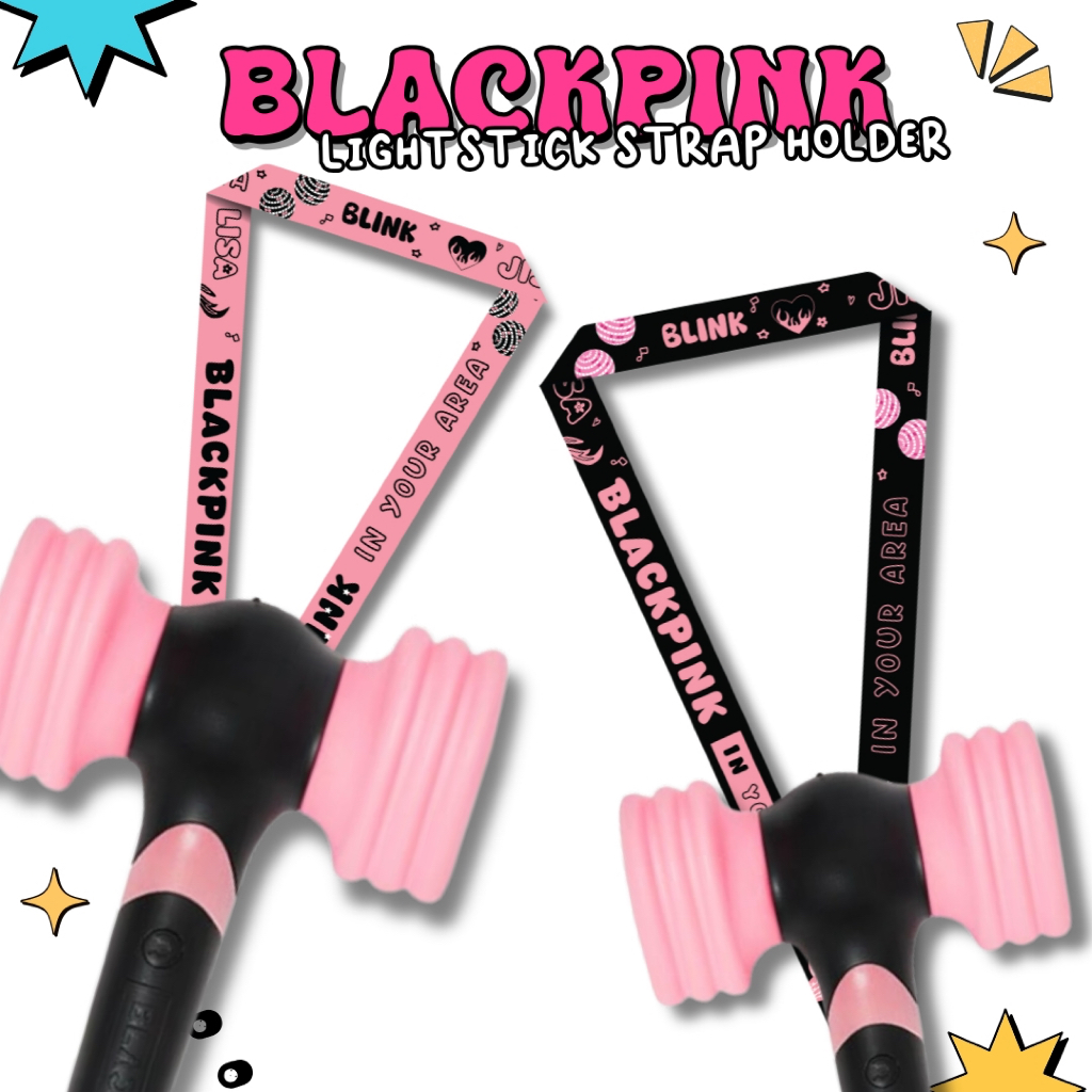 BLACKPINK LIGHTSTICK Strap Holder BLACKPINK Lightstick Strap/ BLACKPINK ...