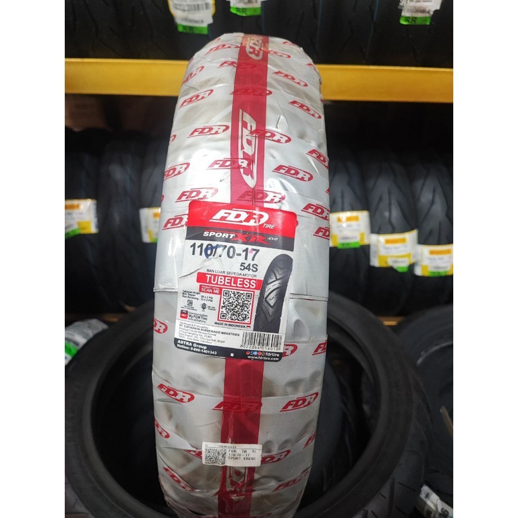 TIRE FDR 110/70-13 SPORT XR EVO TUBELESS Motorcycle Tires CB 150RR, CBR ...