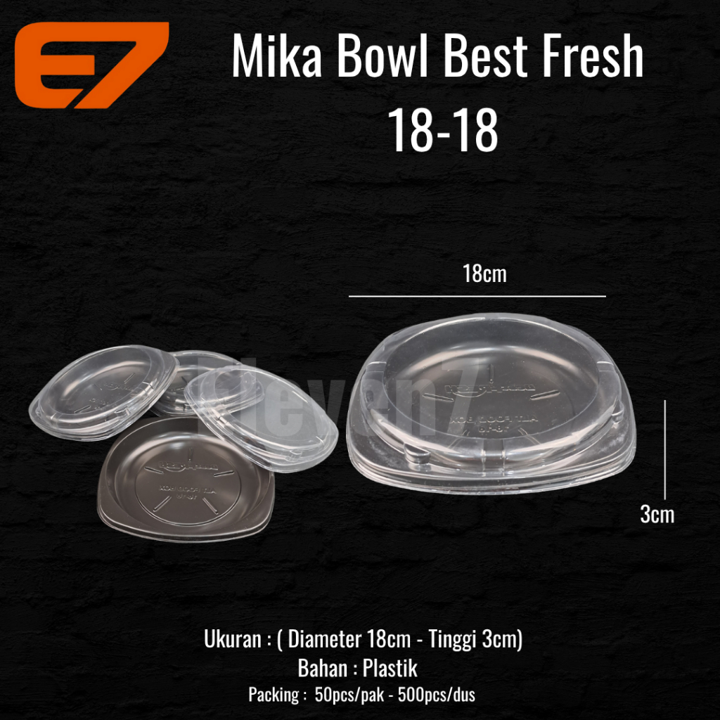 Mika Tray Bowl 18-18 Thinwall Round Plastic Bowl (50pcs) | Shopee Malaysia