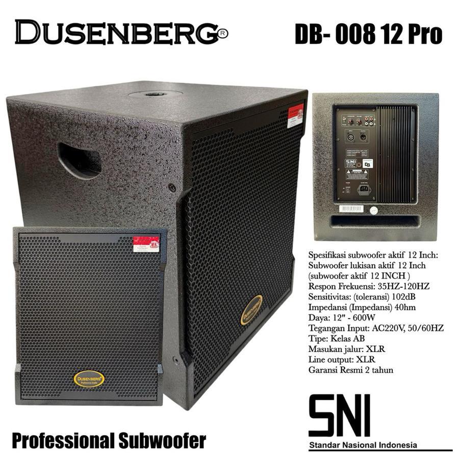 Original Official Dusenberg Db008 12 Inch Pro Professional Subwoofer ...