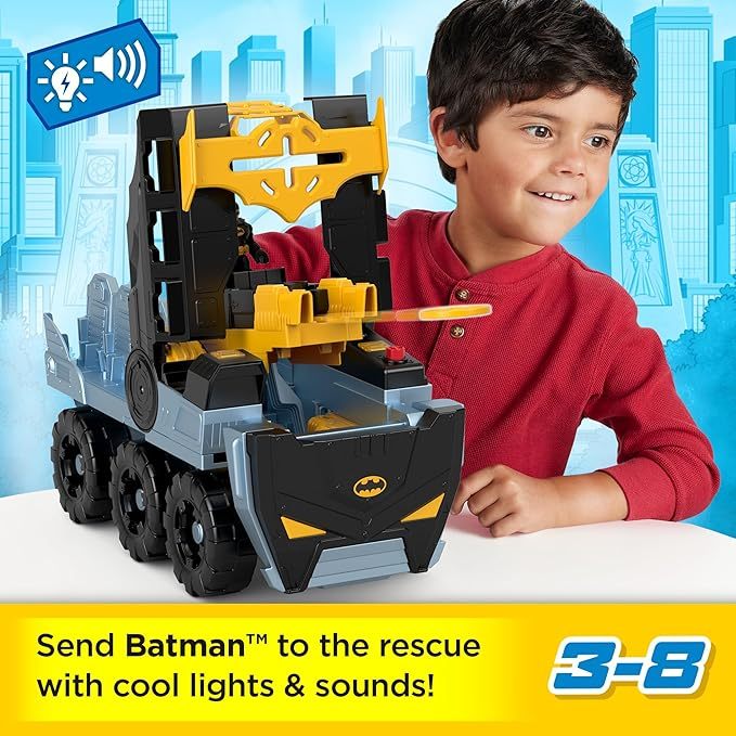 Fisher-Price Imaginext DC Super Friends Batman Toy Transforming Bat ...