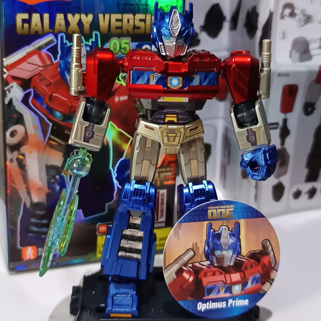 Transformers Galaxy Version 05 Blocks - Optimus Prime SECRET | Shopee ...