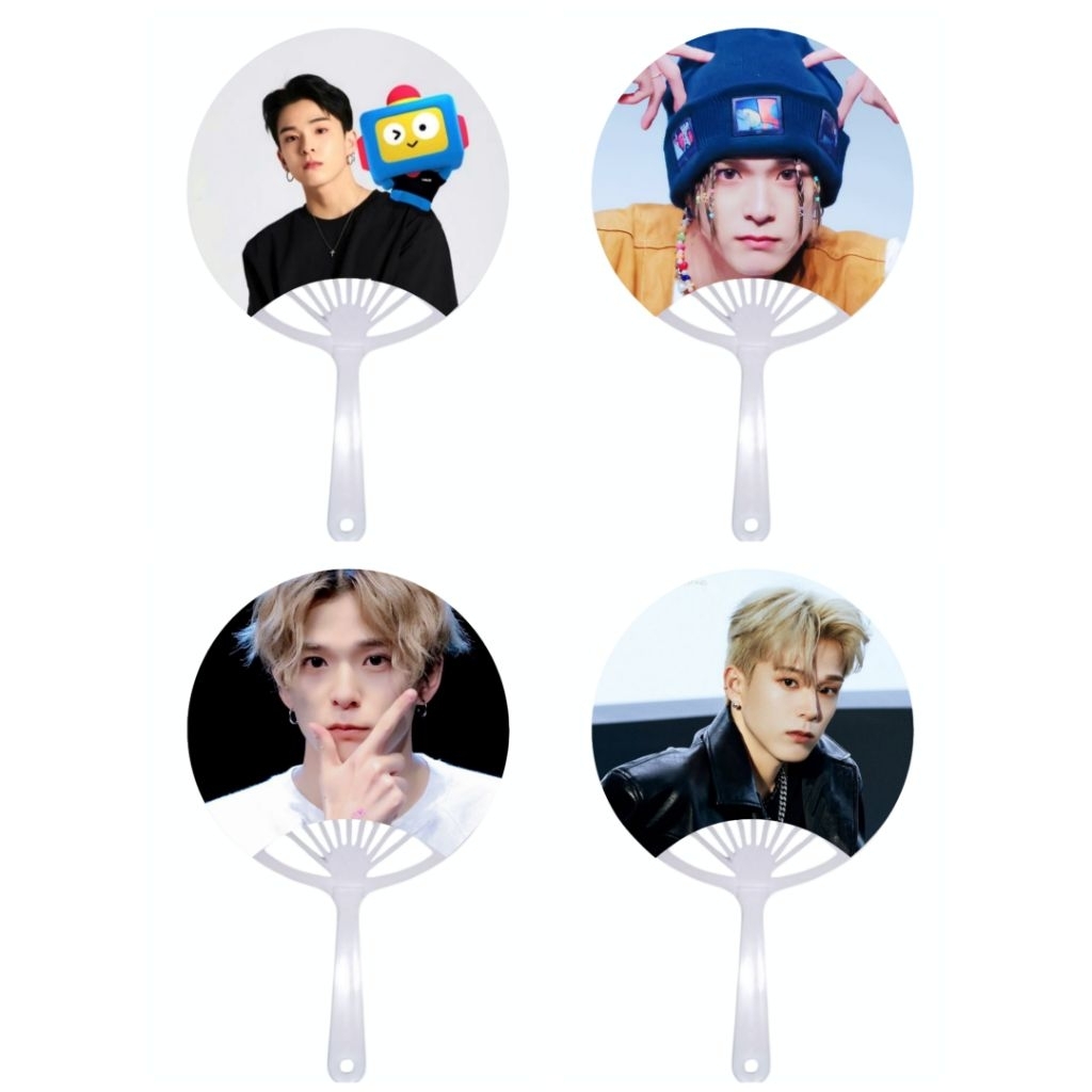 ASAHI Treasure uchiwa hand fan part 2 / Shell fan kpop idol souvenir ...