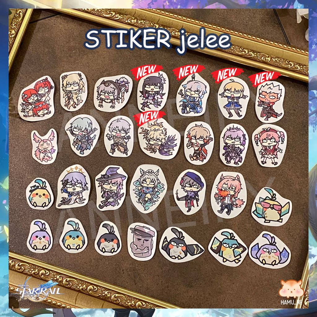 HSR Honkai Star Rail Fatigue GO Sticker Jelee Saber Archery Hysilins ...