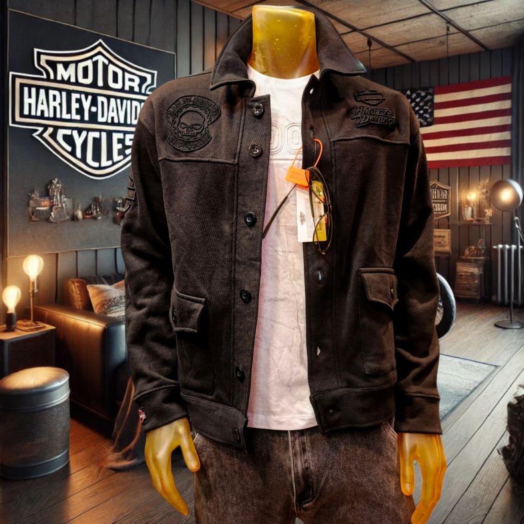 SHACHET MOTORCYCLE JACKET ONE FACE EDITION FULL EMBROIDERY | Shopee ...
