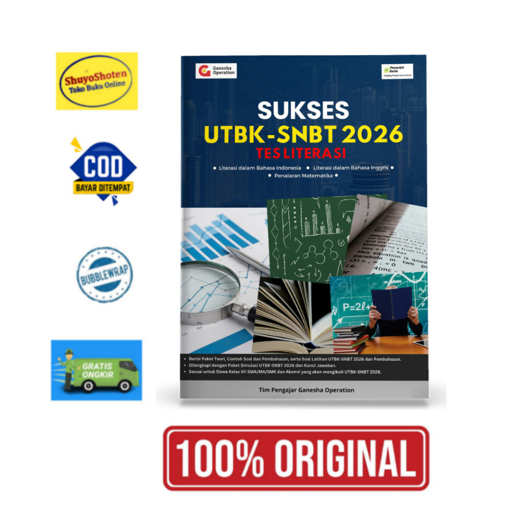 UTBK SNBT 2026 SUCCESS BOOK LITERACY TEST (ORIGINAL 100%) | Shopee Malaysia